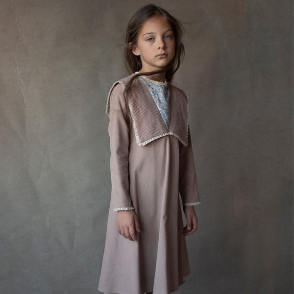 Popelin Pink Cape-Style Dress – BABY ELAINE